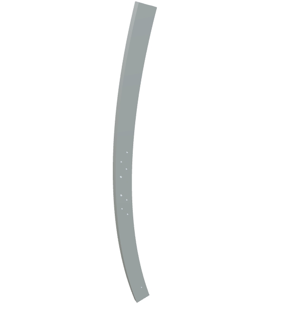 Custom CNC-Machined Curved Beam | LS Precision Machining