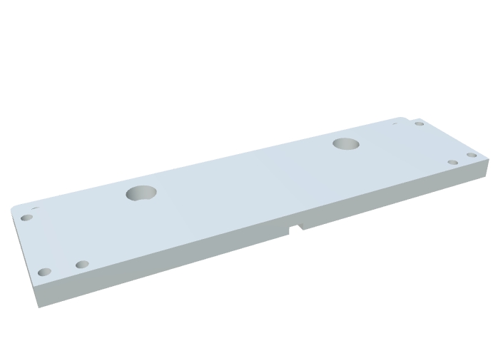 CNC-Machined Base Plate for Aerospace & Industrial Use | LS